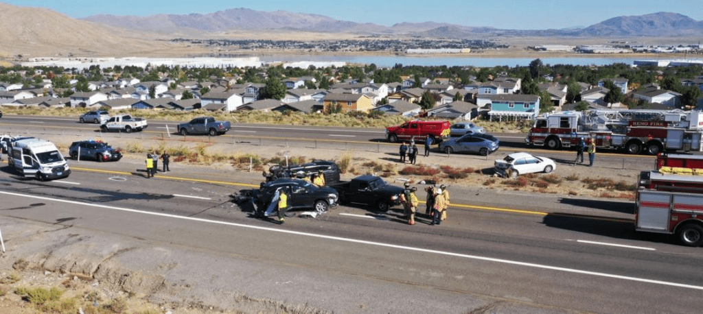 Fatal Multi-Car Crash on Highway 395 South Near Red Rock Road Claims ...